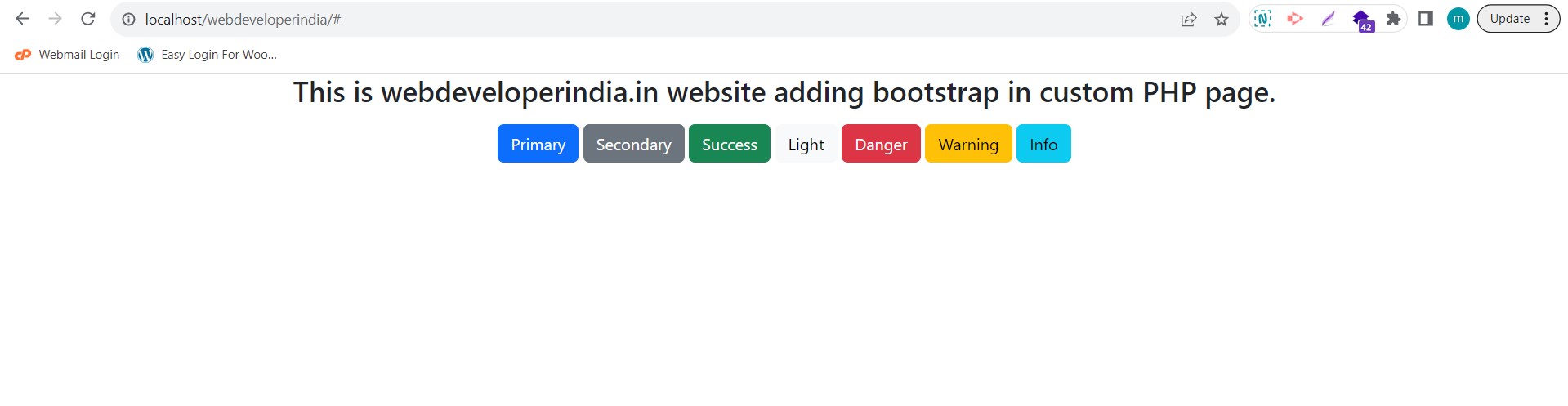 How to add Bootstrap to a core PHP website - webdeveloperindia.in | Web ...